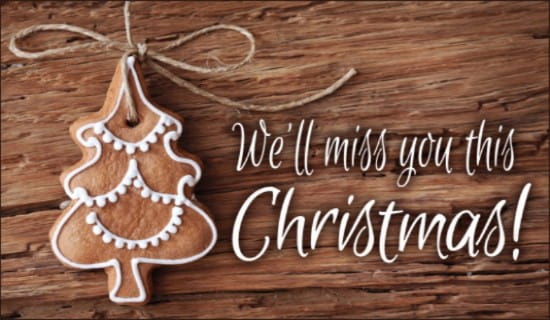 Miss You eCard - Free Christmas Cards Online