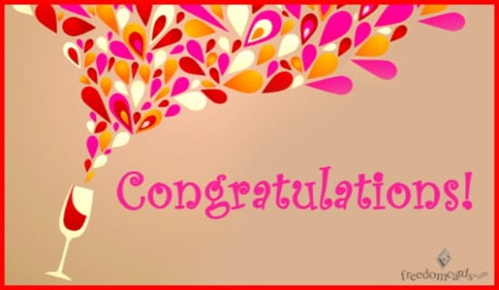 Free Congratulations! eCard - eMail Free Personalized Celebrations ...