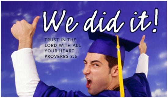 Free We Did It! eCard - eMail Free Personalized Graduation Cards Online