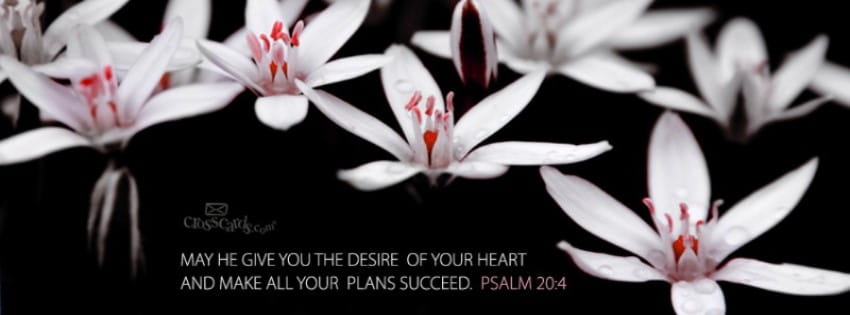 Download Psalm 20:4 - Christian Facebook Cover & Banner
