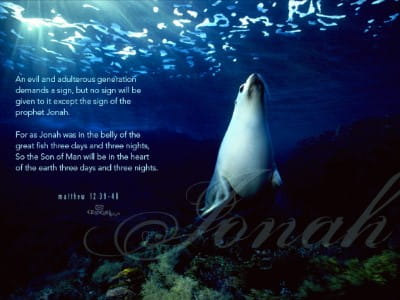 Jonah - Bible Verses and Scripture Wallpaper for Phone or Computer