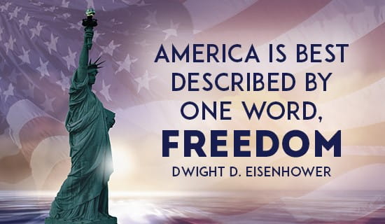 America IS Freedom eCard - Free Facebook Greeting Cards Online