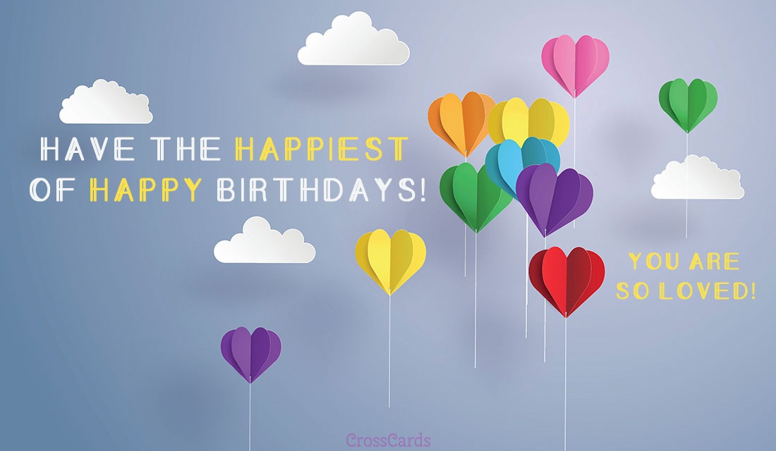 Free Have The Happiest Birthday ECard EMail Free Personalized 