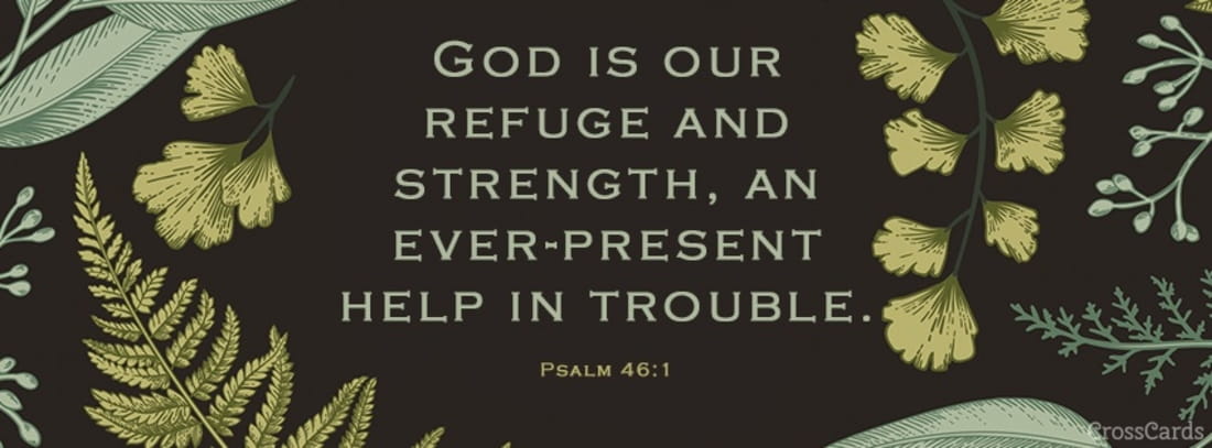 Download Psalm 46:1 - Christian Facebook Cover & Banner