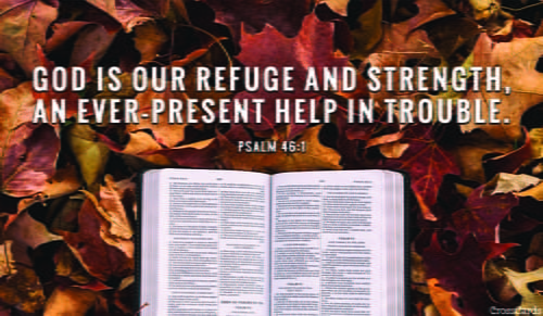 Psalm 46:1 - NIV Bible - God is our refuge and strength, an ever-present...
