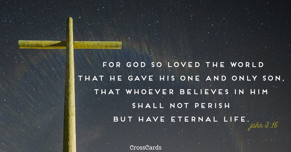 Free John 3:16 eCard - eMail Free Personalized Love Online