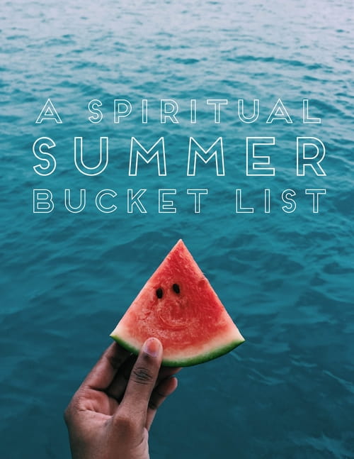 A Spiritual Summer Bucket List Printable - Download Free