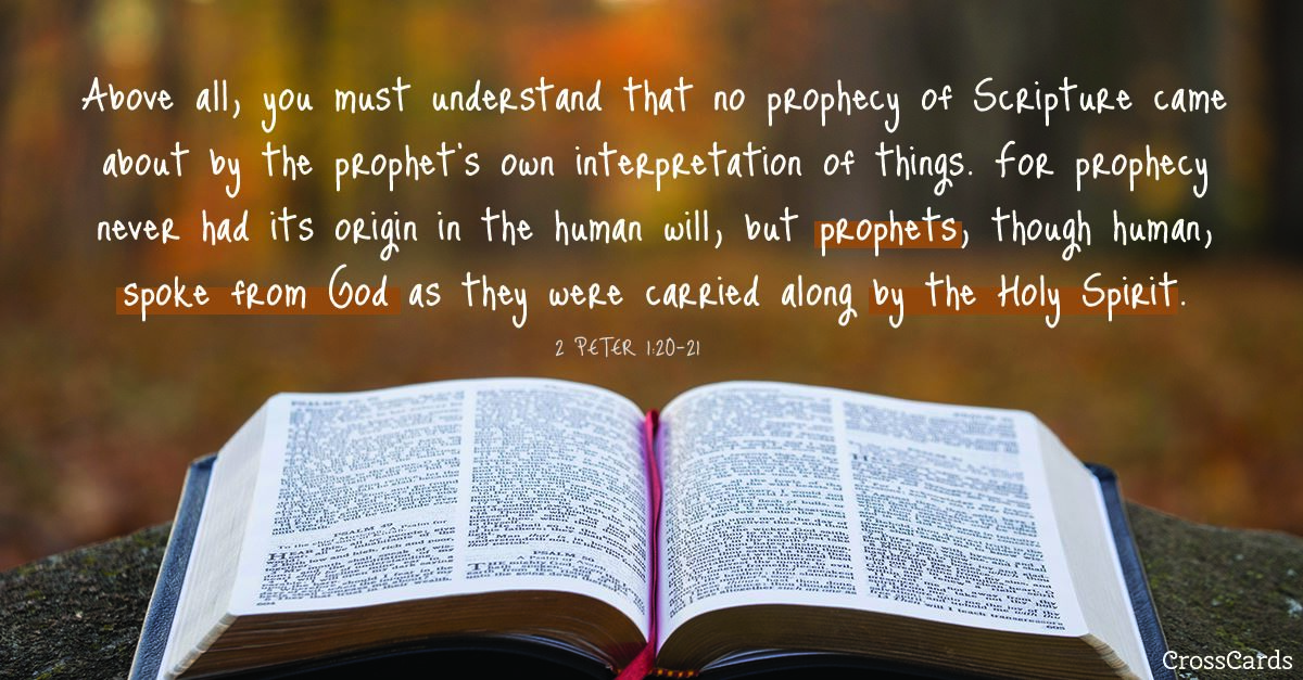Free 2 Peter 1 20 21 ECard EMail Free Personalized Wisdom Online