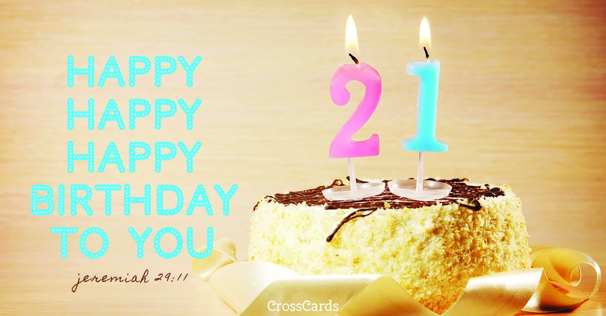 Free 21st Birthday ECard EMail Free Personalized Birthday Cards Online