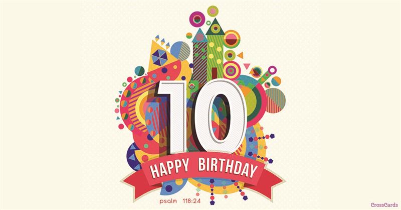 Free 10th Birthday eCard - eMail Free Personalized Birthday Cards Online