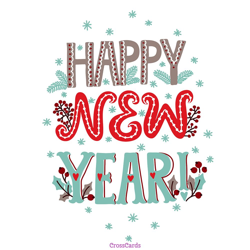 Happy New Year ECard Free Postcards Greeting Cards Online