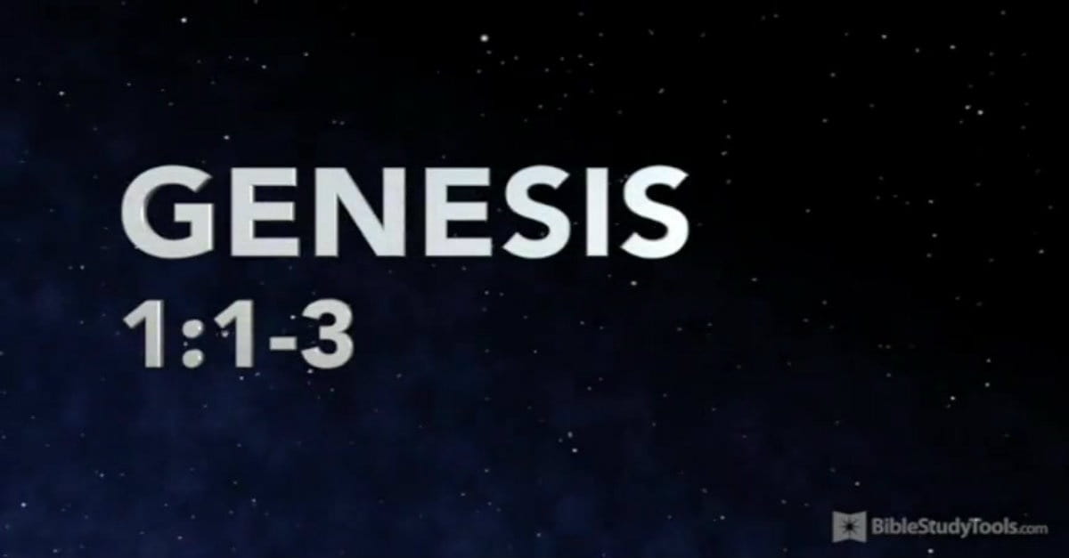 Monumental Version of Genesis 1 Takes You Back... to the Beginning ...
