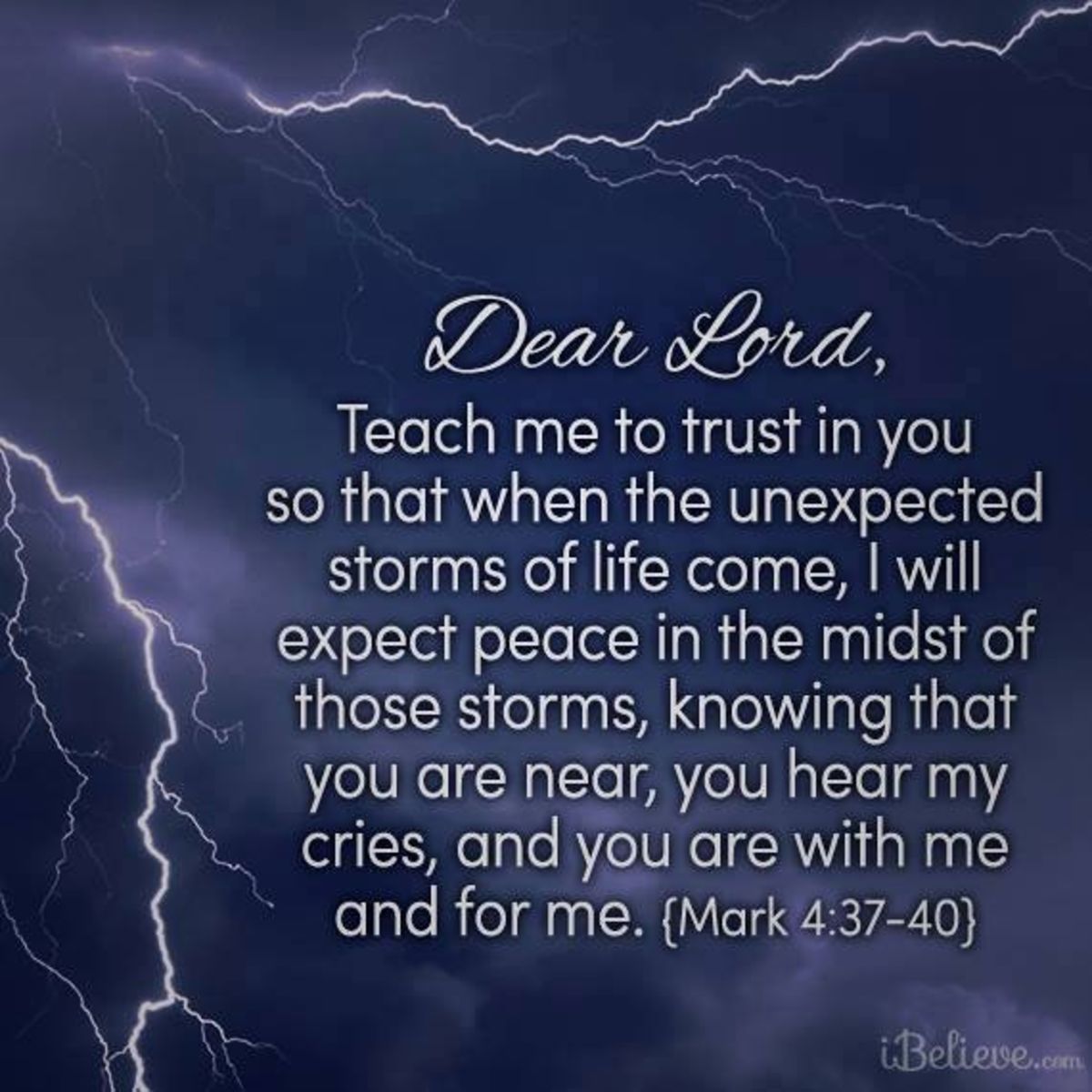 Help Me To Trust in You - Your Daily Verse | iBelieve.com