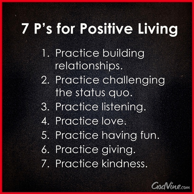 7 P's for Positive Living - Your Daily Verse | iBelieve.com