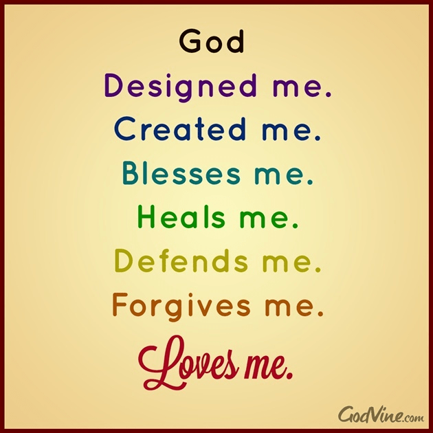 God Designed Me, Created Me, Loves Me - Your Daily Verse | iBelieve.com