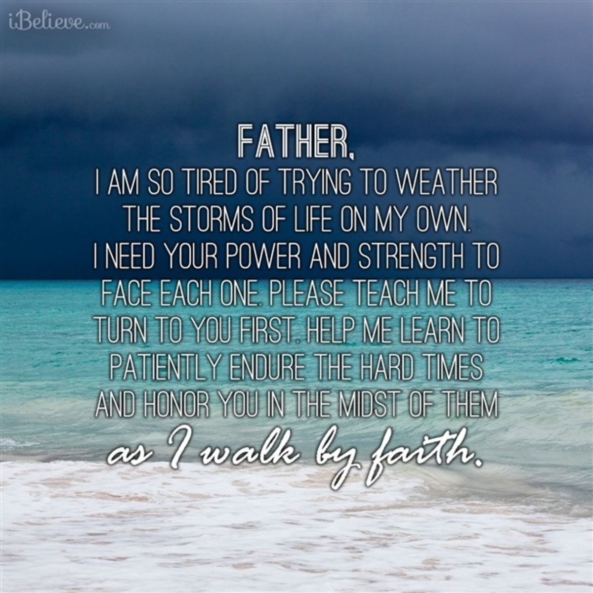 Help Me Learn to Endure the Hard Times - Your Daily Verse | iBelieve.com