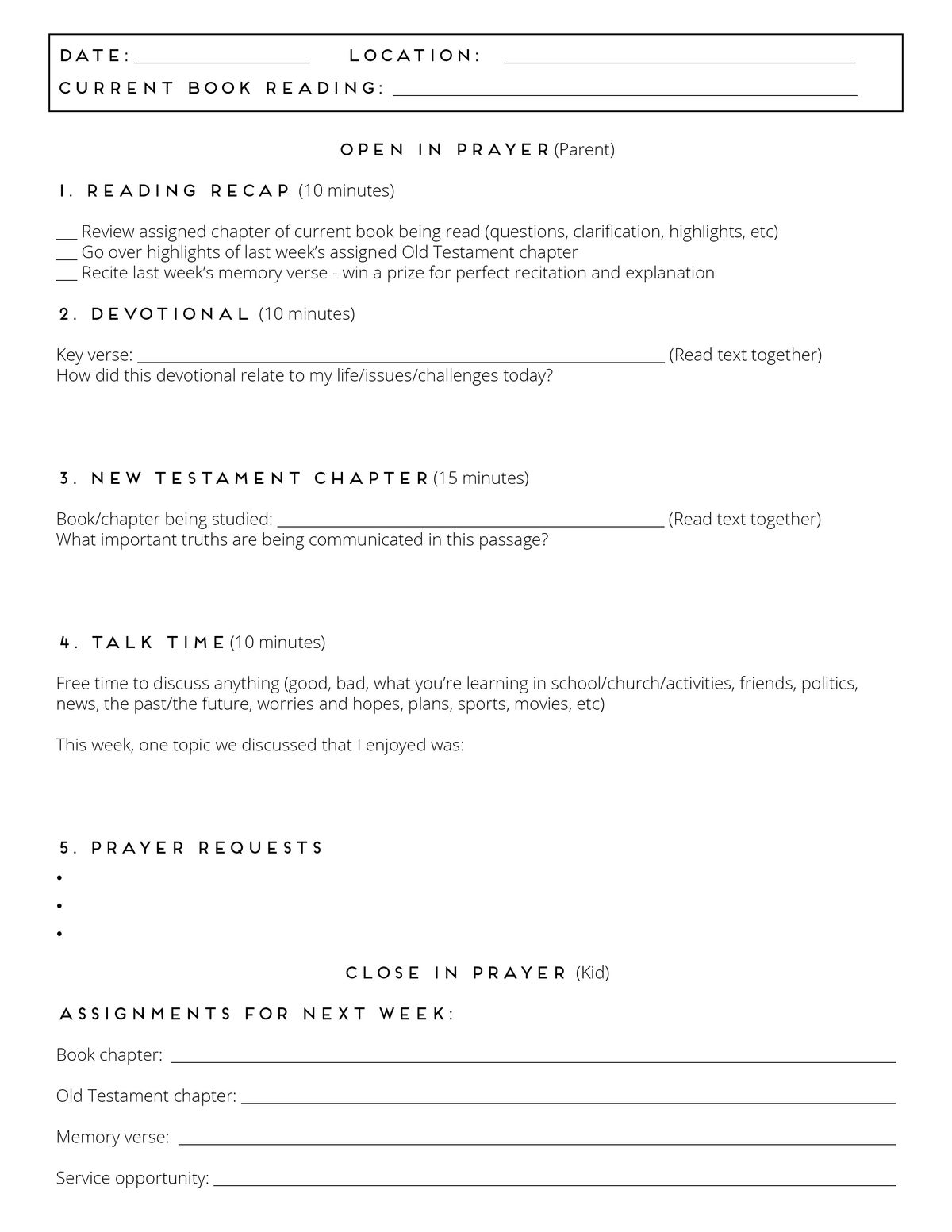 Discipleship Outline - Download Free Printable! | iBelieve.com