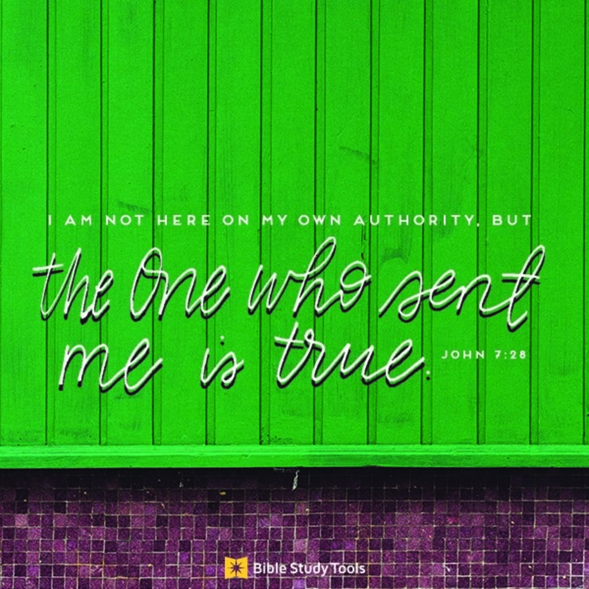 Your Daily Verse - John 7:28 - Your Daily Verse | iBelieve.com