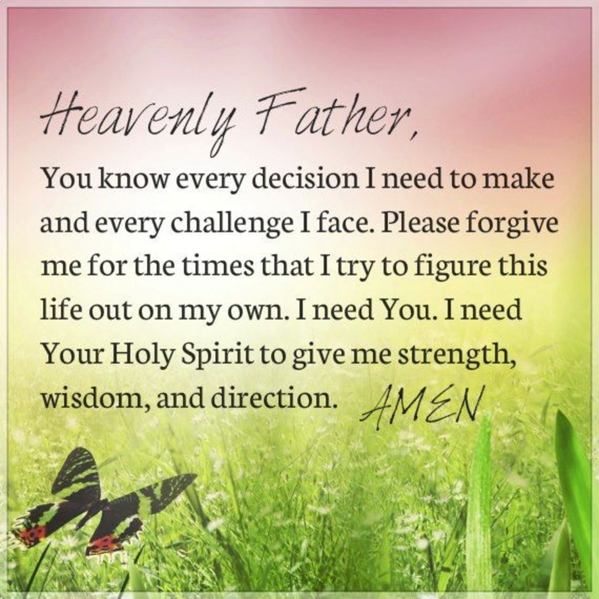 Heavenly Father - Your Daily Verse | iBelieve.com