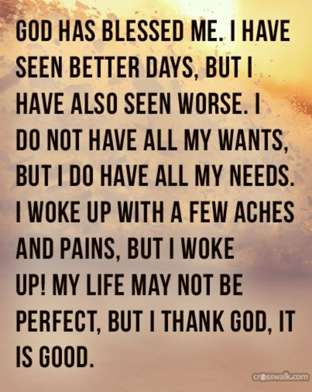 God Has Blessed Me - Your Daily Verse | iBelieve.com