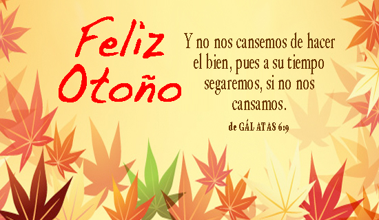 Feliz Otoño Tarjetas