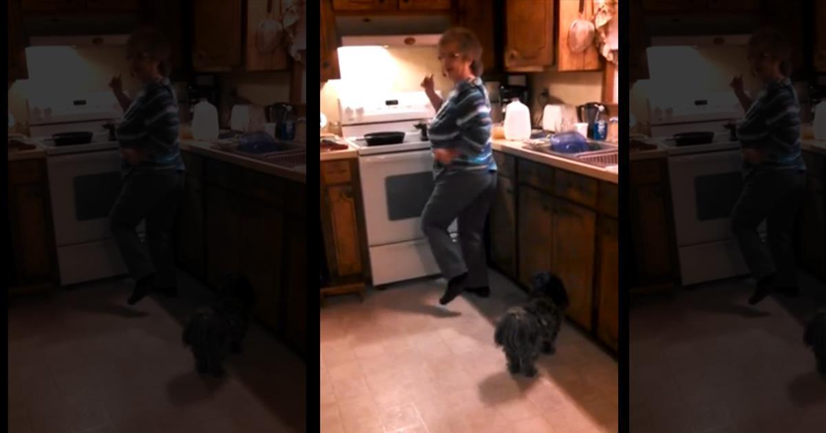 Hilarious Grandma Cooks Up a Funny Dance - Comedy Videos