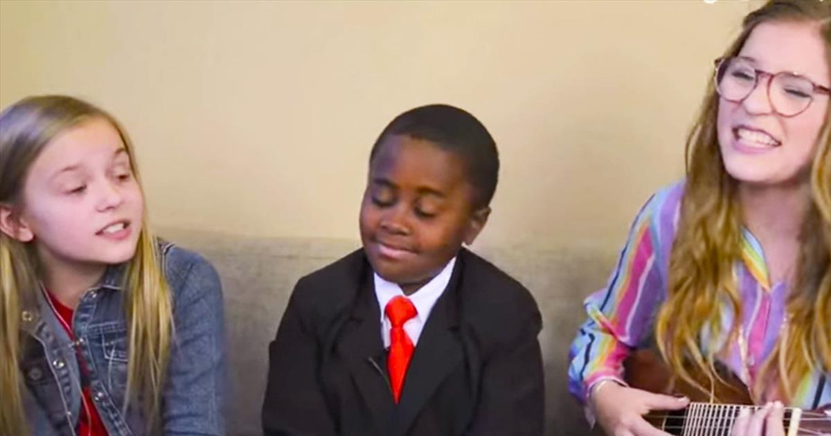 An Adorable LOVE Song From 3 Incredibly Talented Kids - Cute Videos