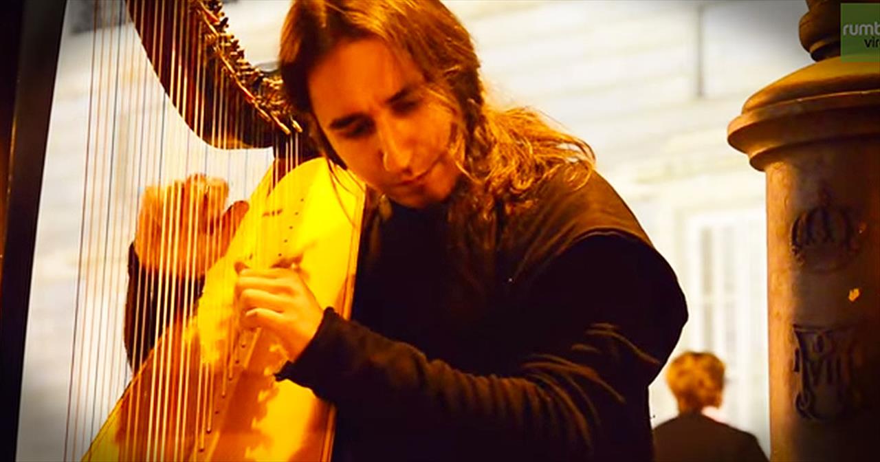 I Never Thought I'd See A Street Performer Playing THIS Instrument. But ...