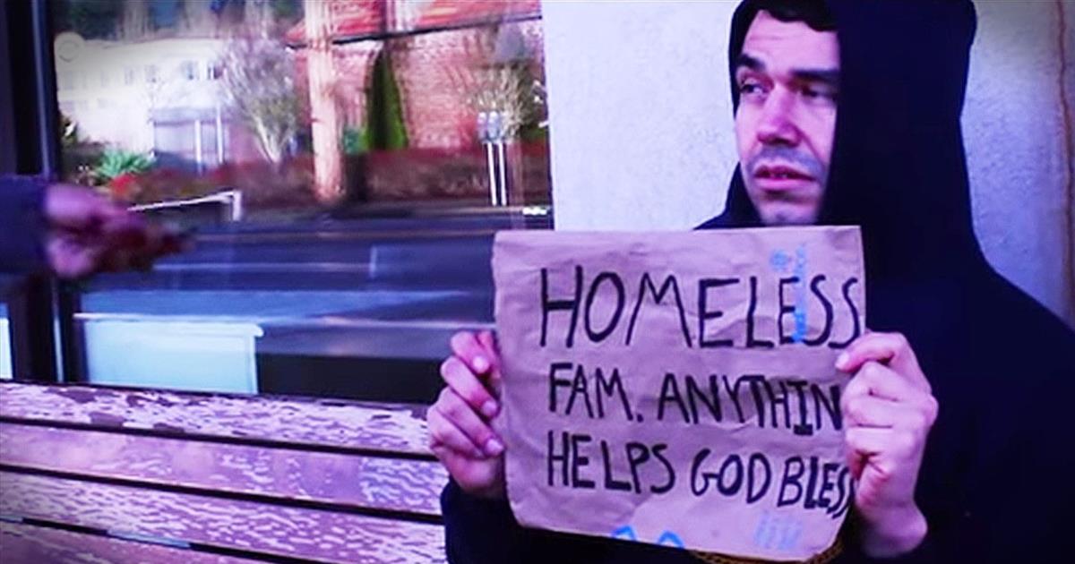 Man Gives To Homeless Man Who Continues The Chain Of Love ...
