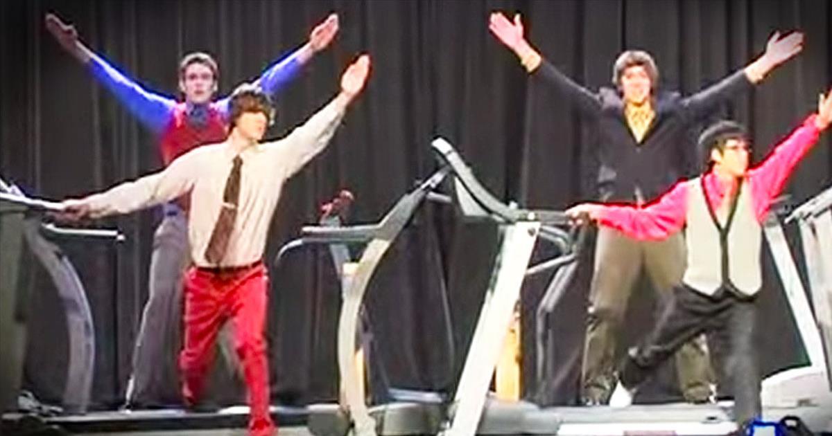 4 High Schoolers Perform Insanely Talented Treadmill Dance - Christian ...