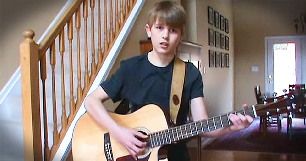 He Stood In The Hall With A Guitar. And When This 13-Year-Old Starts ...