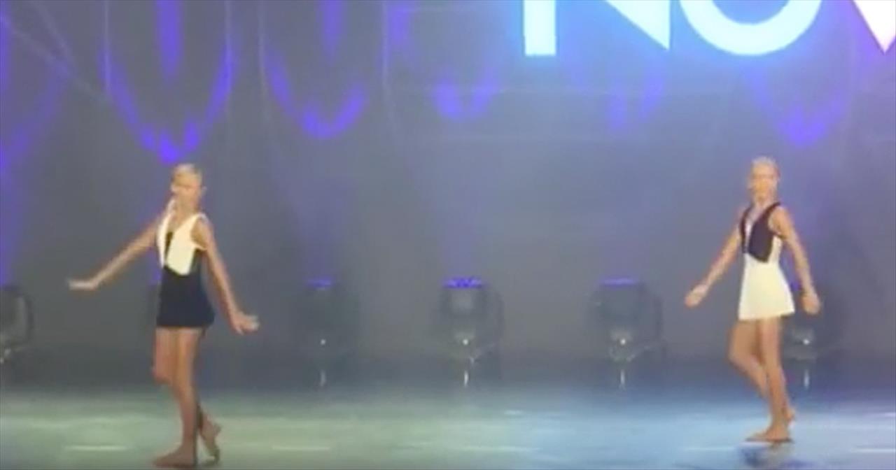 11-Year-Old Identical Twins Dance Routine Wins First Place