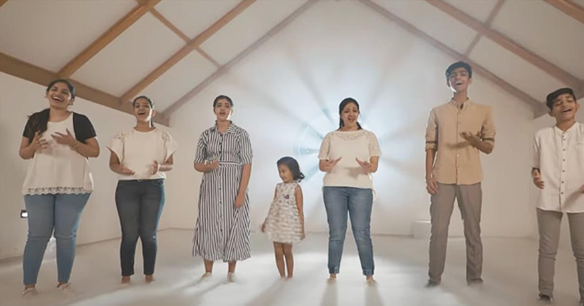 Family Of 7 Sings 'God's Not Done With You Yet' - Family Videos
