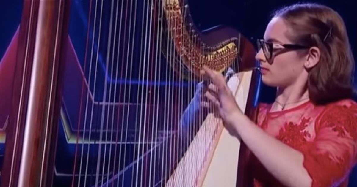 Emotional Harp Audition Earns Golden Buzzer On Romania's Got Talent ...