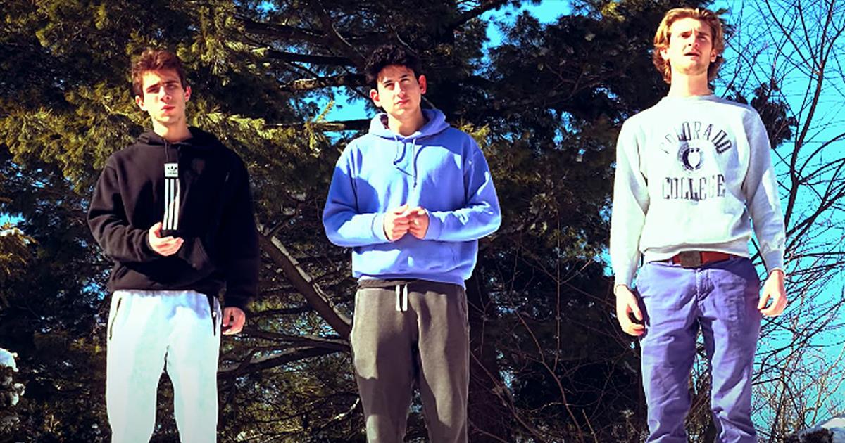 3 Bass Singers Perform 'The Sound Of Silence' - Inspirational Videos