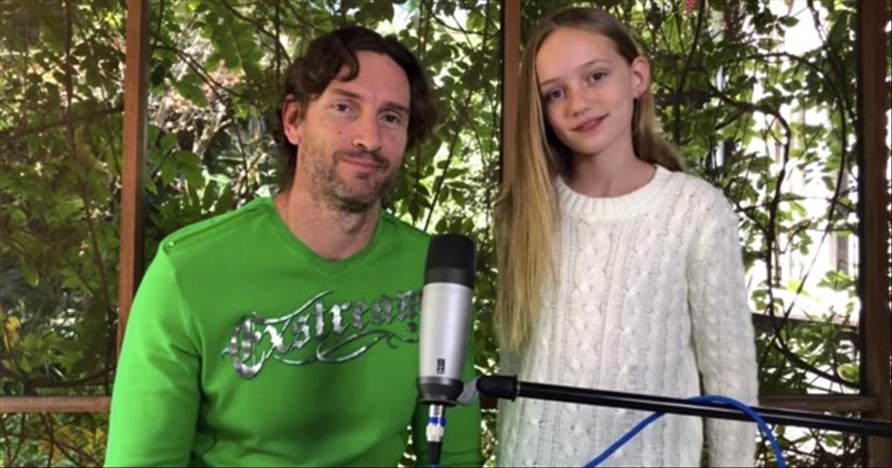 Adrian And Emma-Jean Perform Father-Daughter Duet Of 'The Reason'