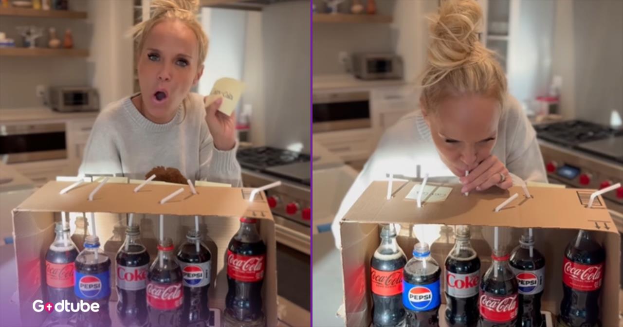 Kristin Chenoweth Undergoes the Ultimate Soda Taste Test