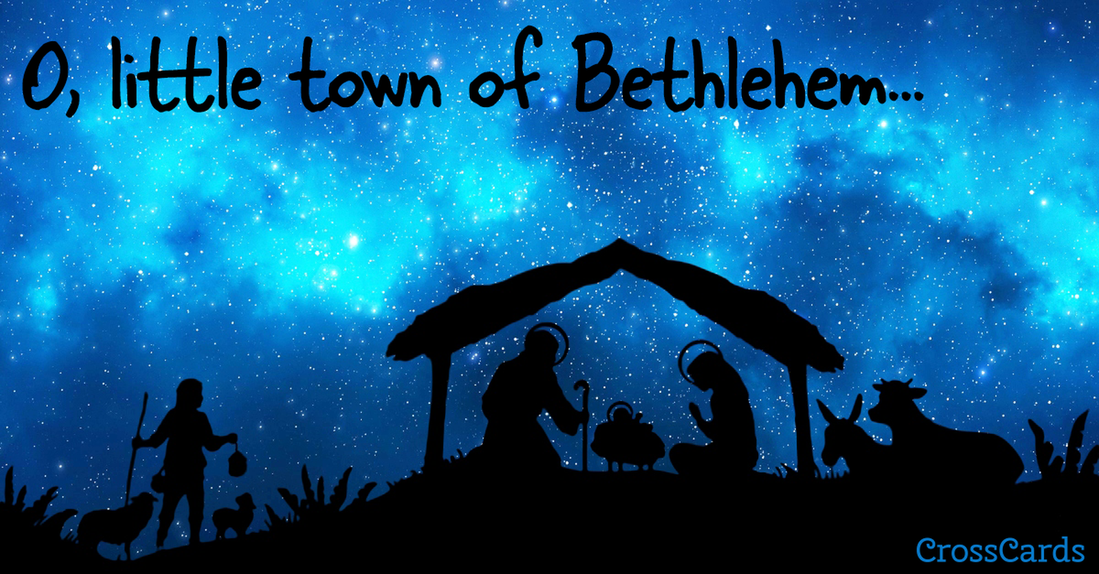 O Little Town of Bethlehem eCard - Free Christmas Cards Online