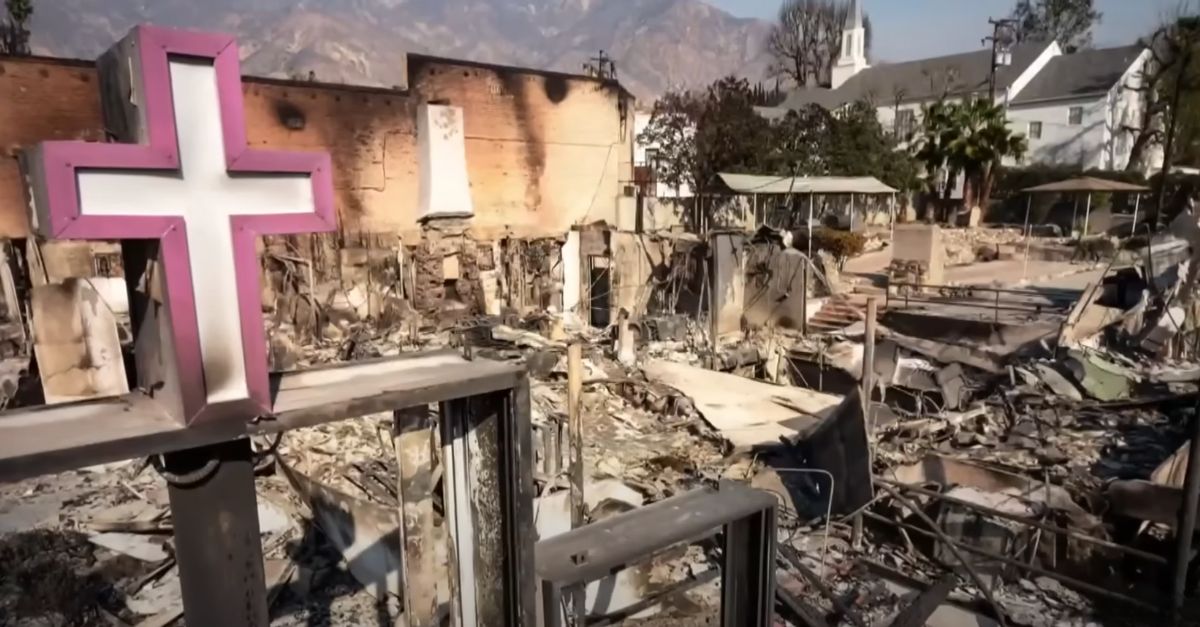Calif. Church Destroyed by Fire Finds Strength in a Standing Cross ...