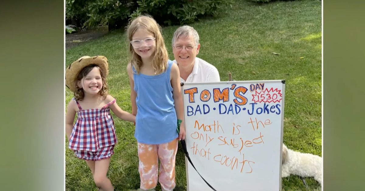 Grandfather Brightening His Neighborhood with Daily 'Dad Jokes' - Video ...