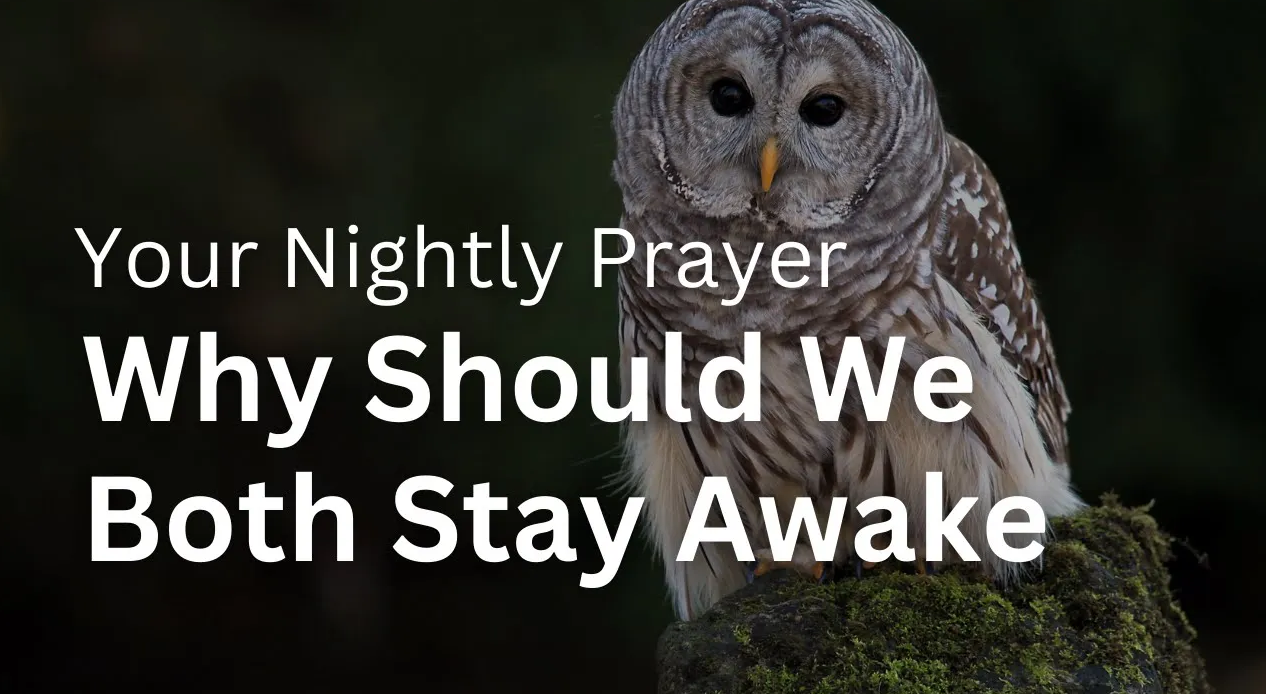 Why Should We Both Stay Awake | Your Nightly Prayer | Christianity.com
