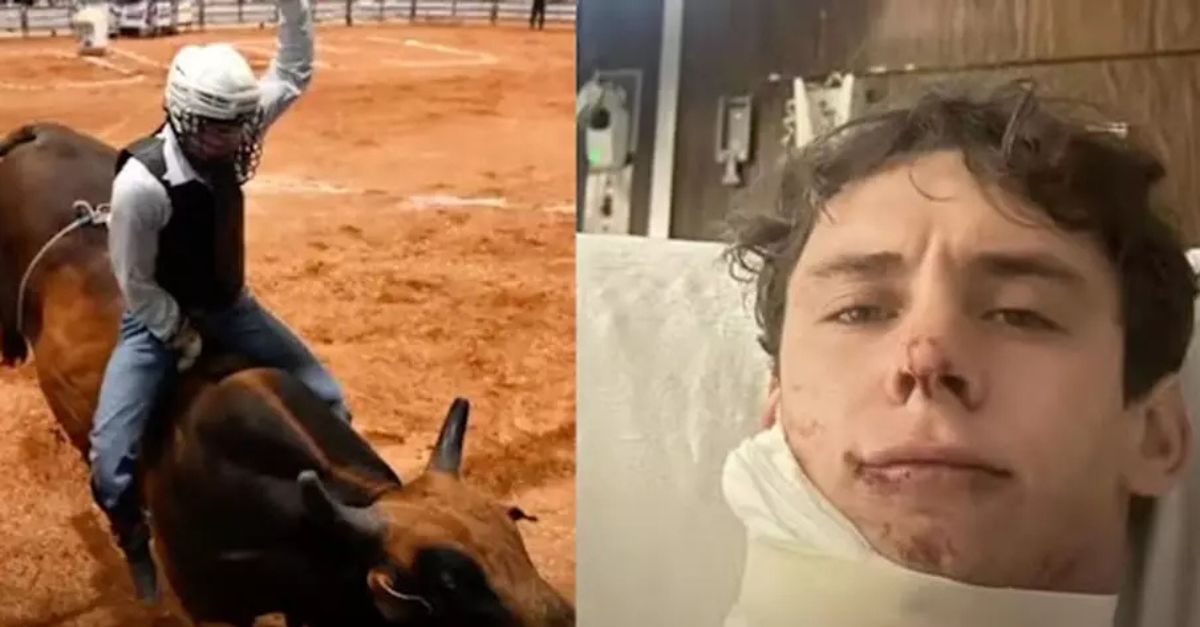 A Bull Rider Knows That God Has Bigger Plans after Taking a Bull's Horn ...