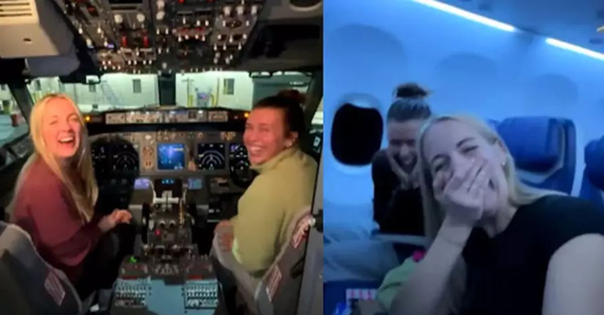 A Bride to Be and Her Best Friend Have Plane to Themselves and Enjoy ...