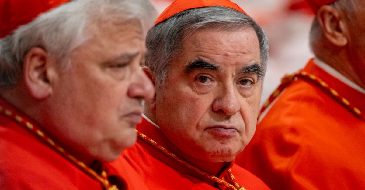 Cardinal Angelo Becciu Bows Out of Papal Conclave, Citing Loyalty to ...