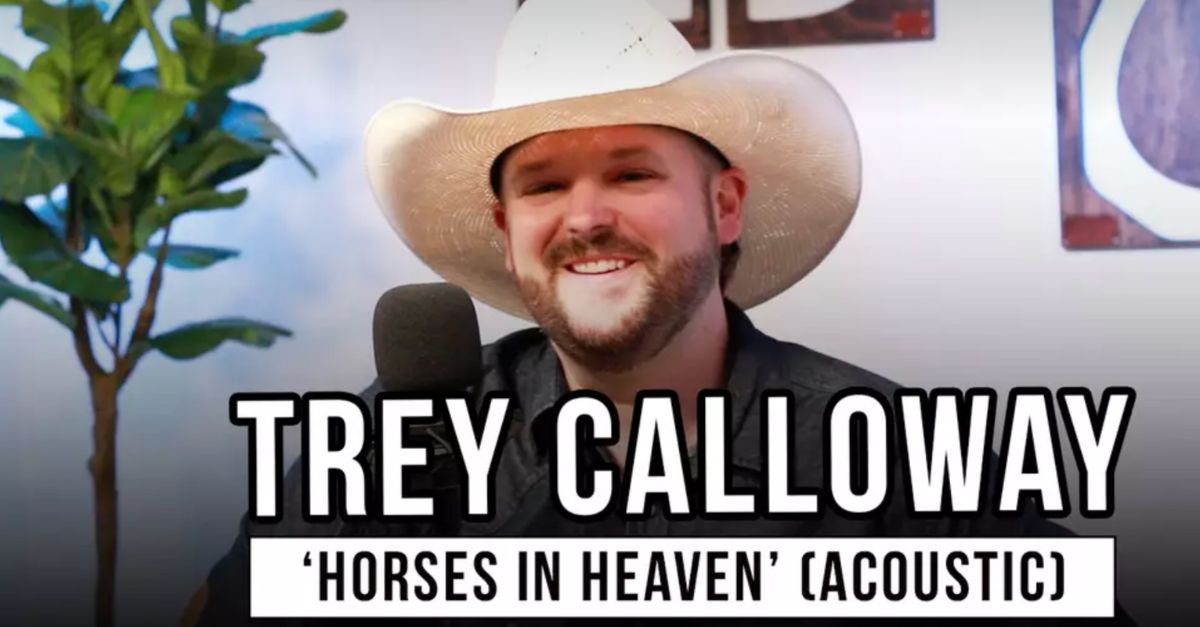 Trey Calloway | 'Horses In Heaven' (acoustic) - Video | Crosswalk.com