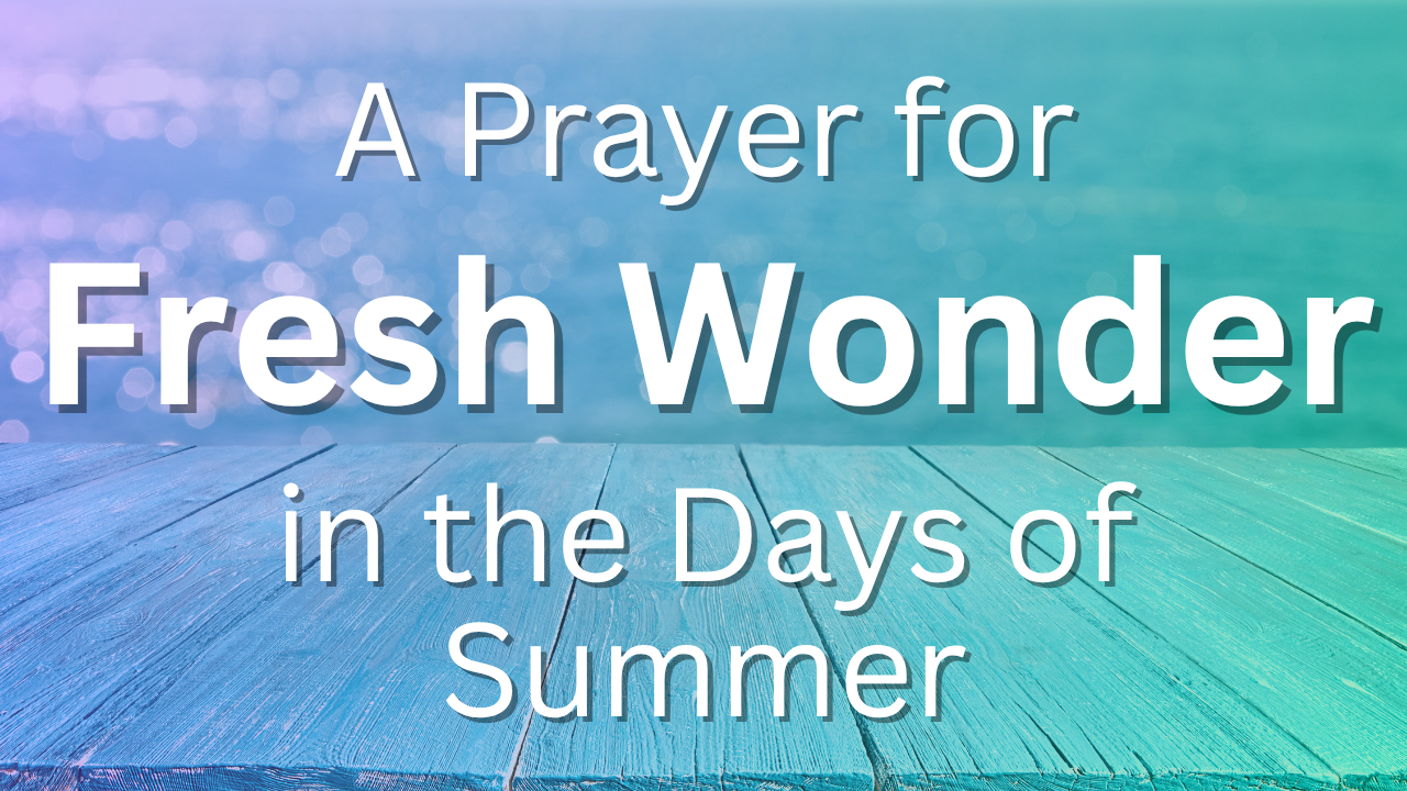 A Prayer for Fresh Wonder in the Days of Summer | Your Daily Prayer ...