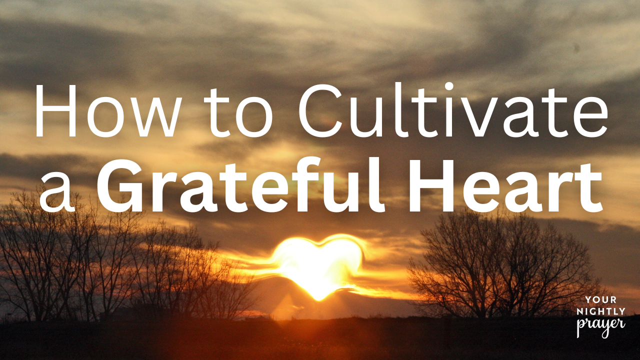 How to Cultivate a Grateful Heart | Your Nightly Prayer | Christianity.com