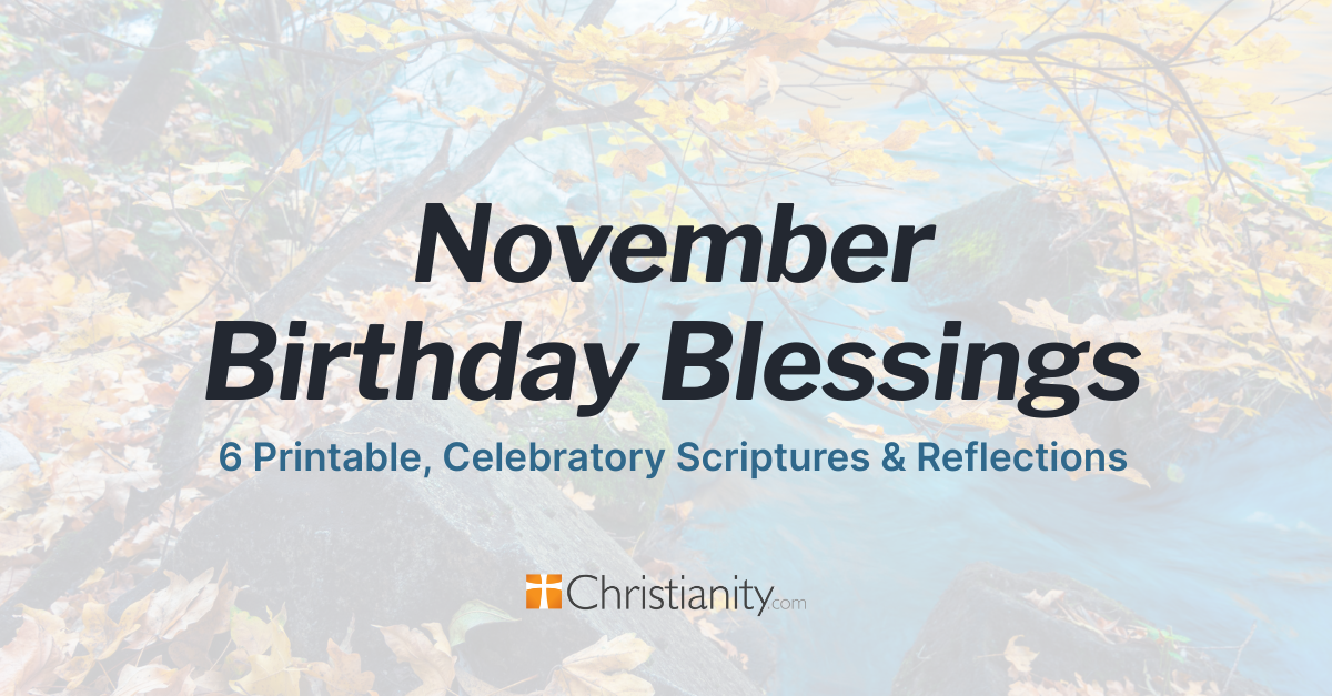 November Birthday Blessings - A Free Printable with Scripture Promises ...