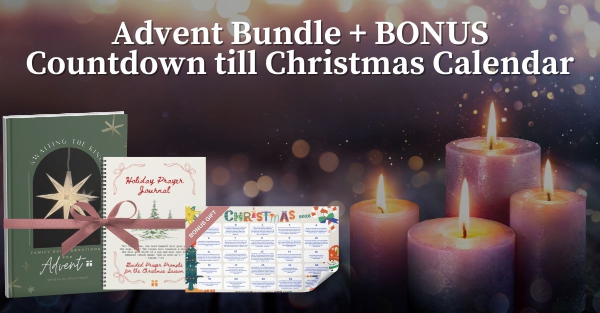 Advent Bundle: 4 Week Devotional, Holiday Prayer Journal + BONUS ...