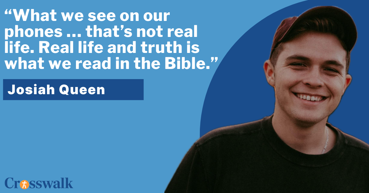 Josiah Queen Urges Young Fans to Put Down Their Phones and Pick Up Scripture - Video | Crosswalk.com